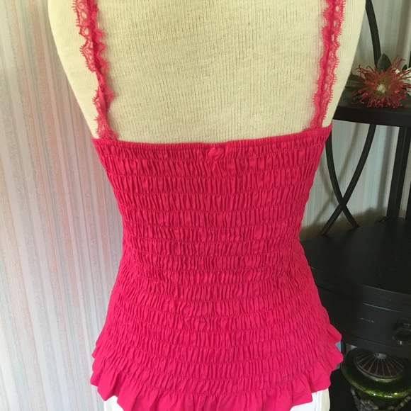 Lipstick Boutique | Tops | Hot Pink Camisole Summer Top Size M | Poshmark